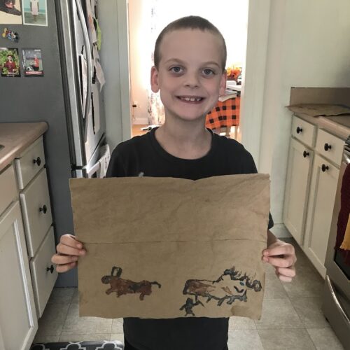 How to Make Cave Art For Kids - Teach Me, Mama