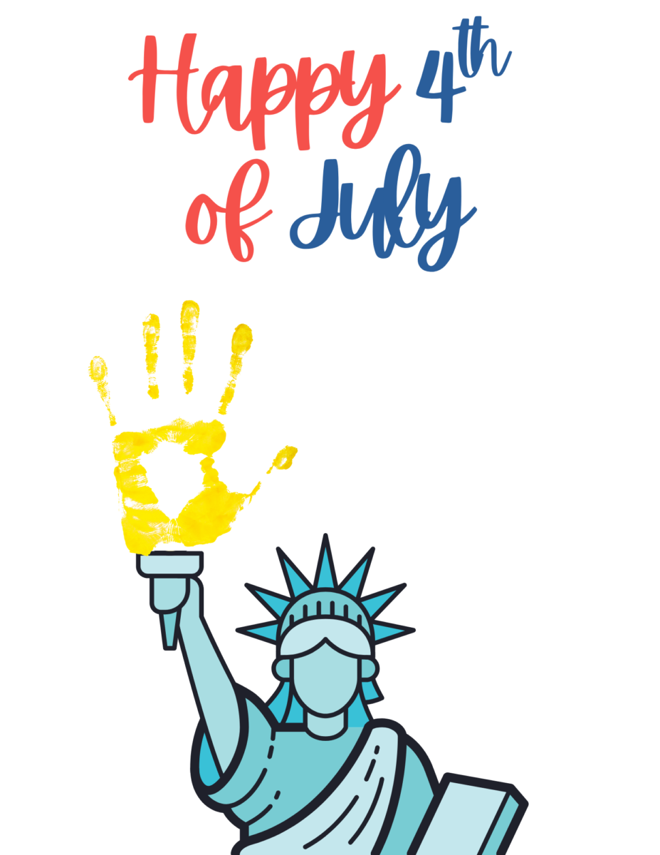Free 4th of July Handprint Craft: Lady Liberty for Kids - Teach Me, Mama